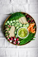 Green Pea Hummus + A Spring Mezze - Occasionally Eggs