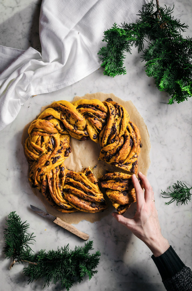 Saffron Wreath Bread - Occasionally Eggs
