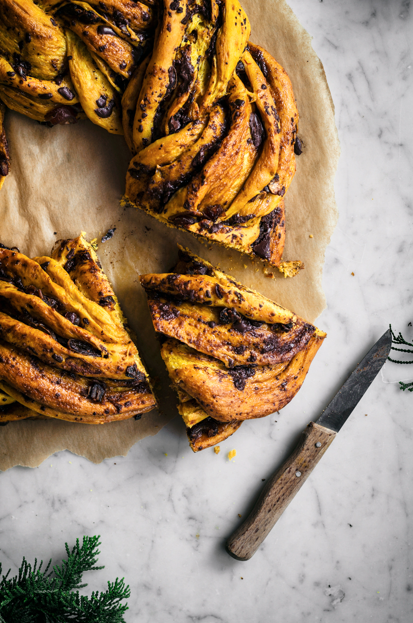 Saffron Wreath Bread | Occasionally Eggs