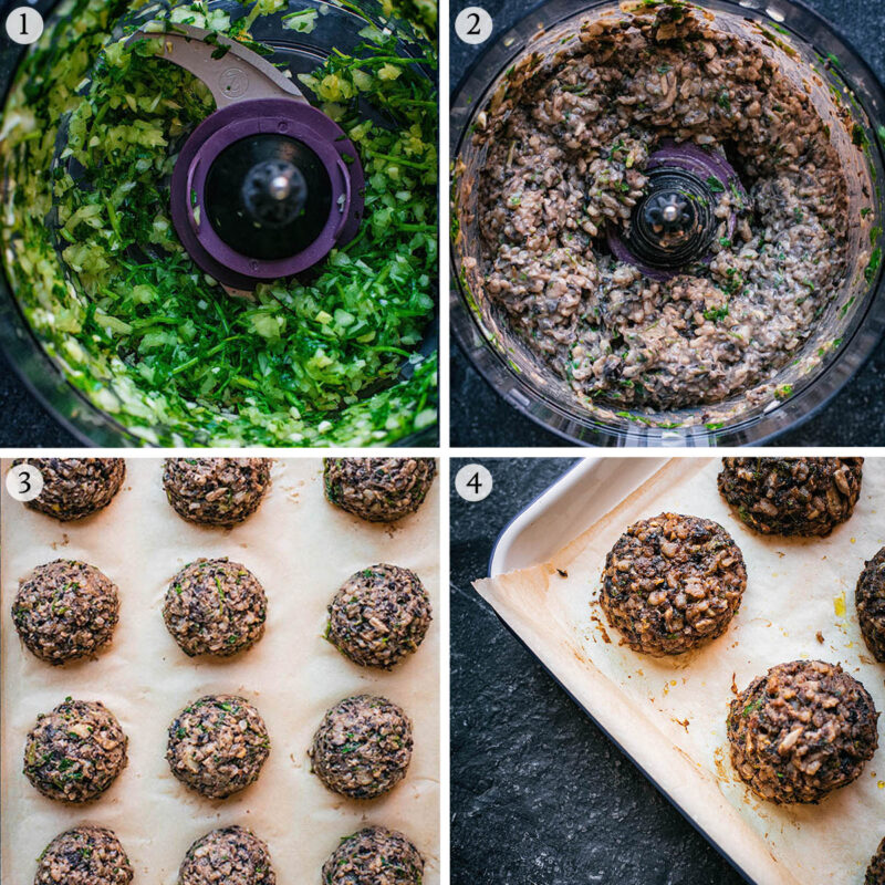 Vegan Black Bean Meatballs - Occasionally Eggs