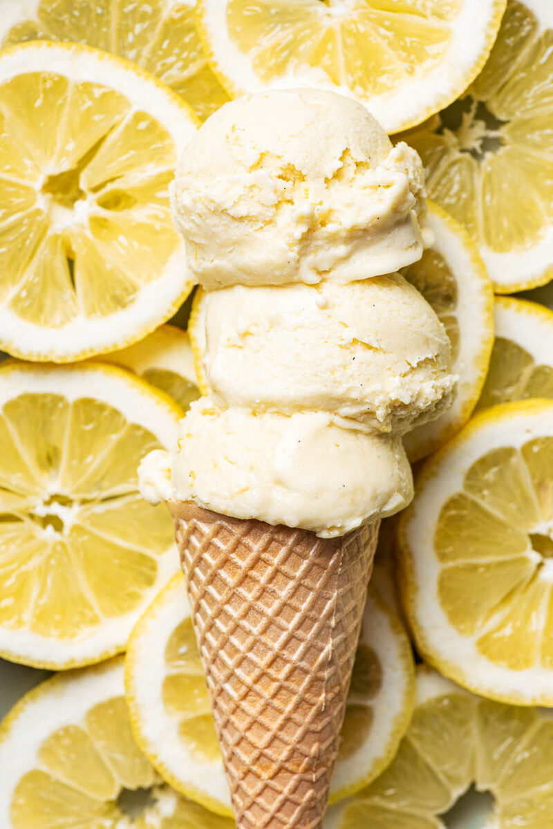 Honey Lemon Ice Cream - Occasionally Eggs