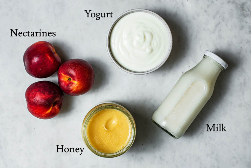 Nectarine Smoothie - Occasionally Eggs