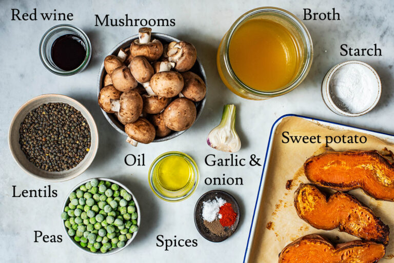 Vegetarian Sweet Potato Cottage Pie - Occasionally Eggs