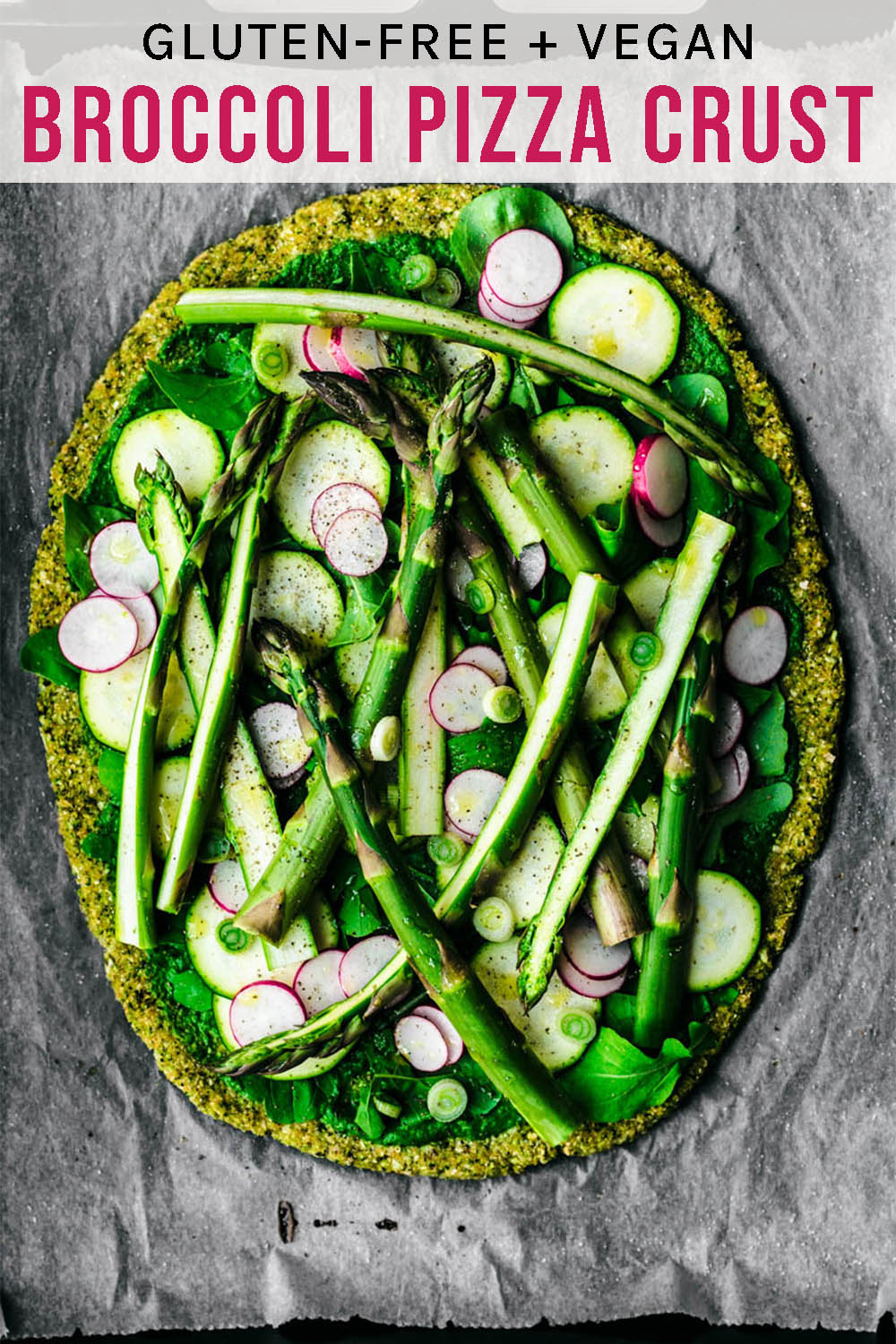 Vegan Broccoli Pizza Crust - Occasionally Eggs