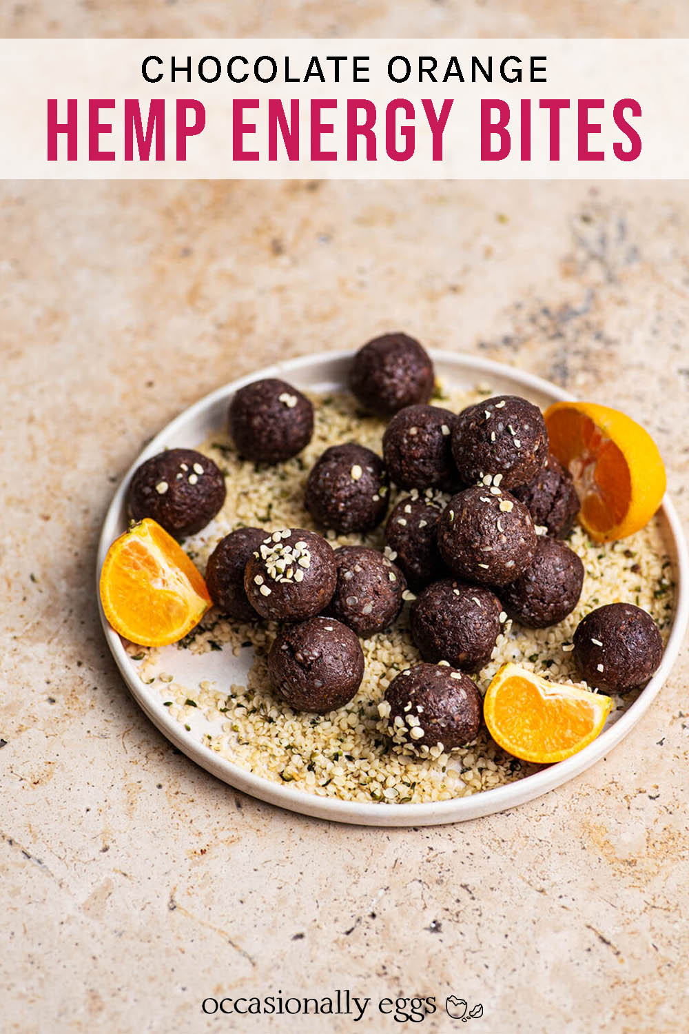 Chocolate Hemp Energy Balls - Occasionally Eggs