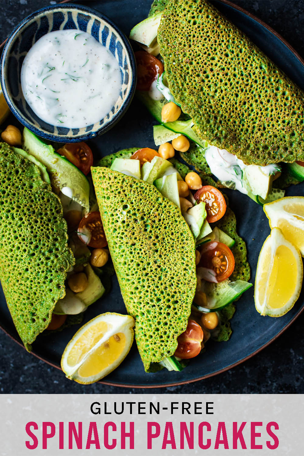 Super Green Spinach Pancakes - Occasionally Eggs