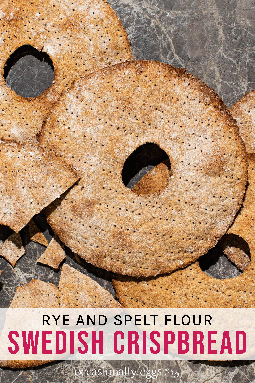 Swedish Crispbread (Rye Knäckebröd) - Occasionally Eggs