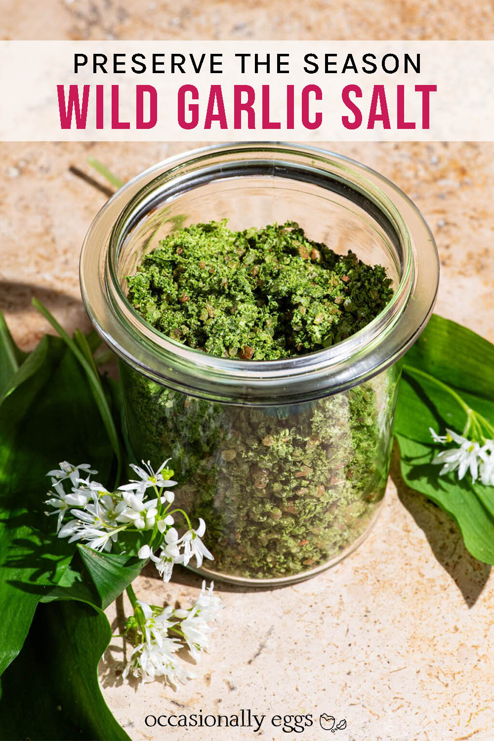 Wild Garlic Salt - Occasionally Eggs