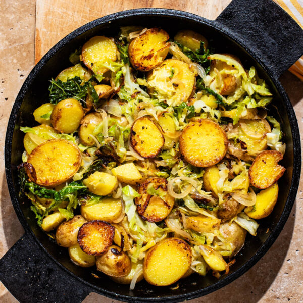 Cabbage and Potato Hash - Occasionally Eggs